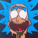 Drippy Rick Painting, Acrylic - Etsy