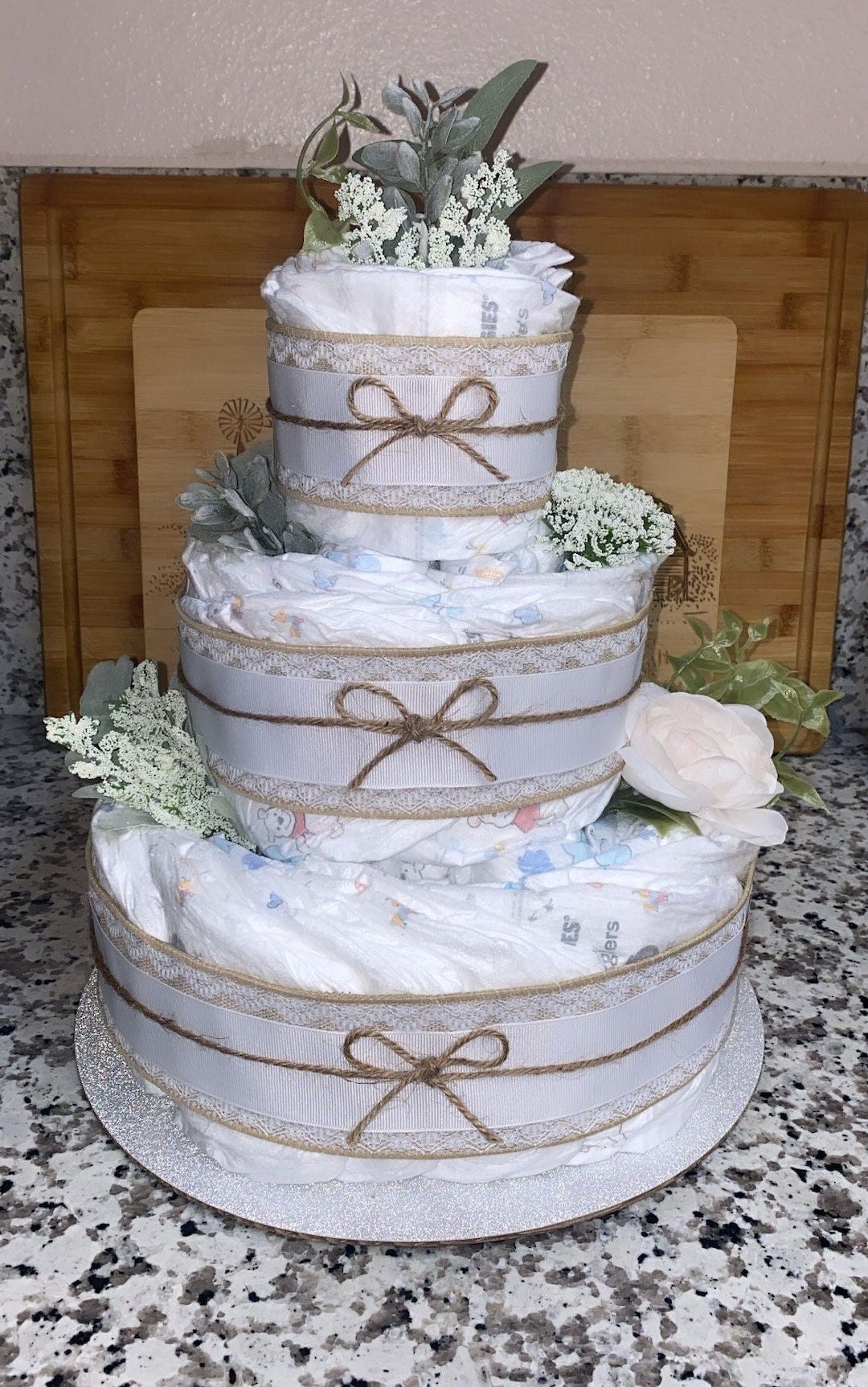 Homemade Diaper Cake - Etsy
