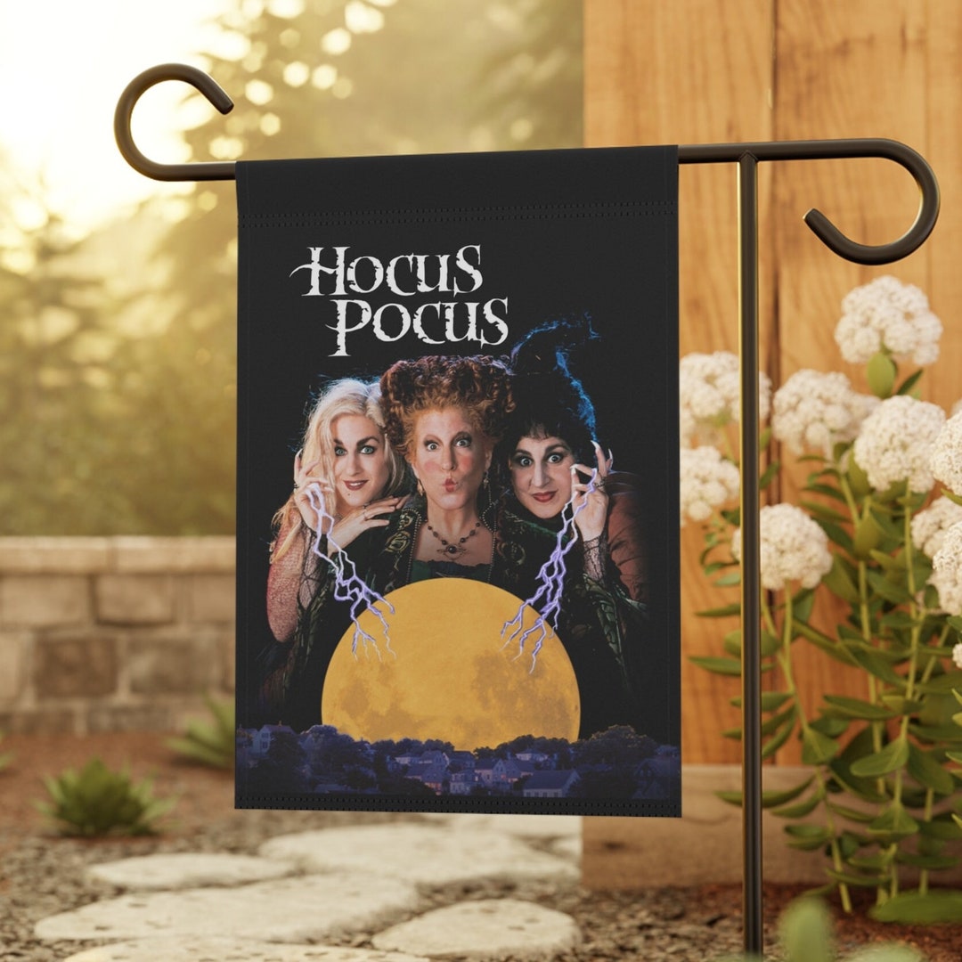 Disney Hocus Pocus Halloween Garden & House Banner, Home Decor Fall ...