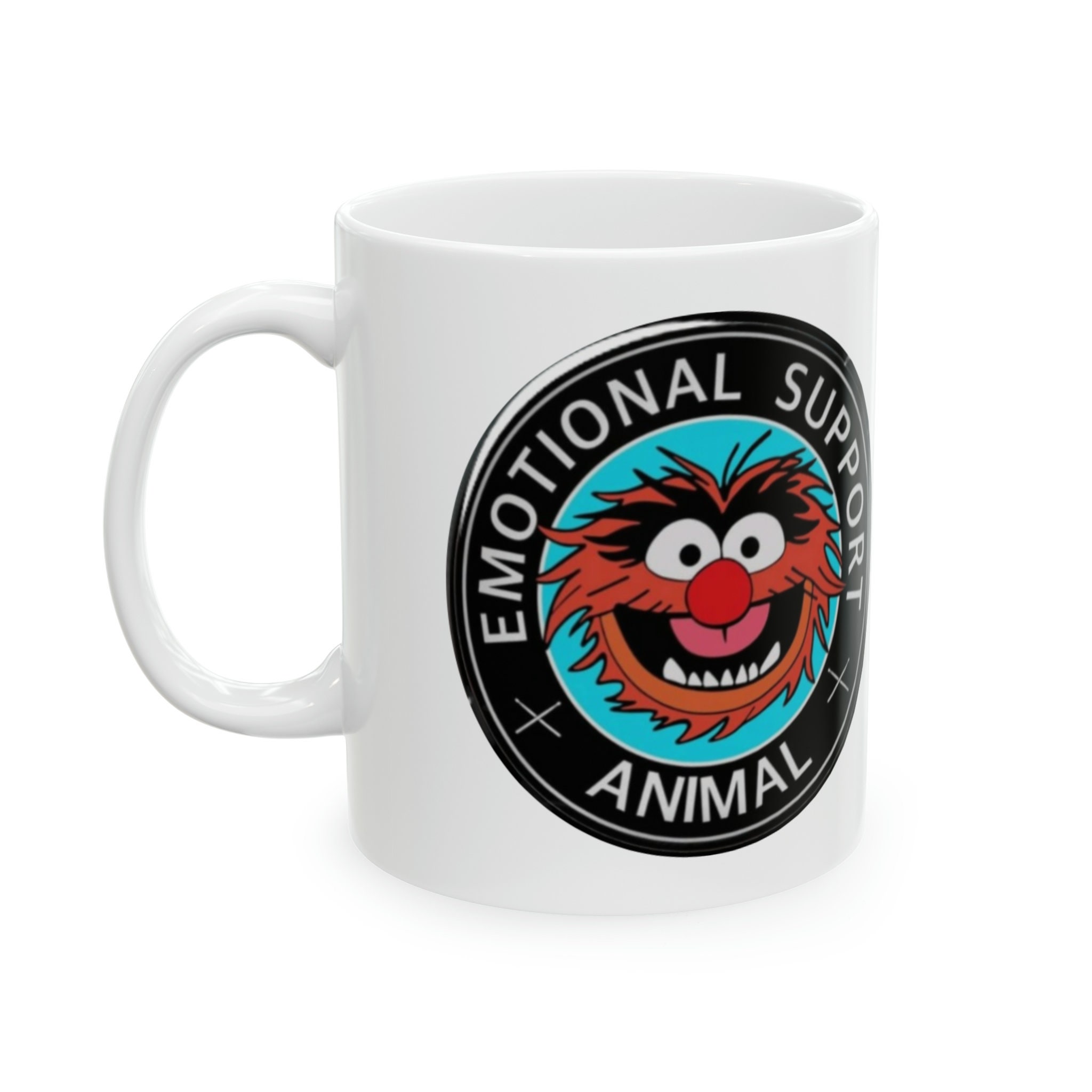 Animal the Muppets Mug, Animal Emotional Support 11oz Ceramic Custom ...