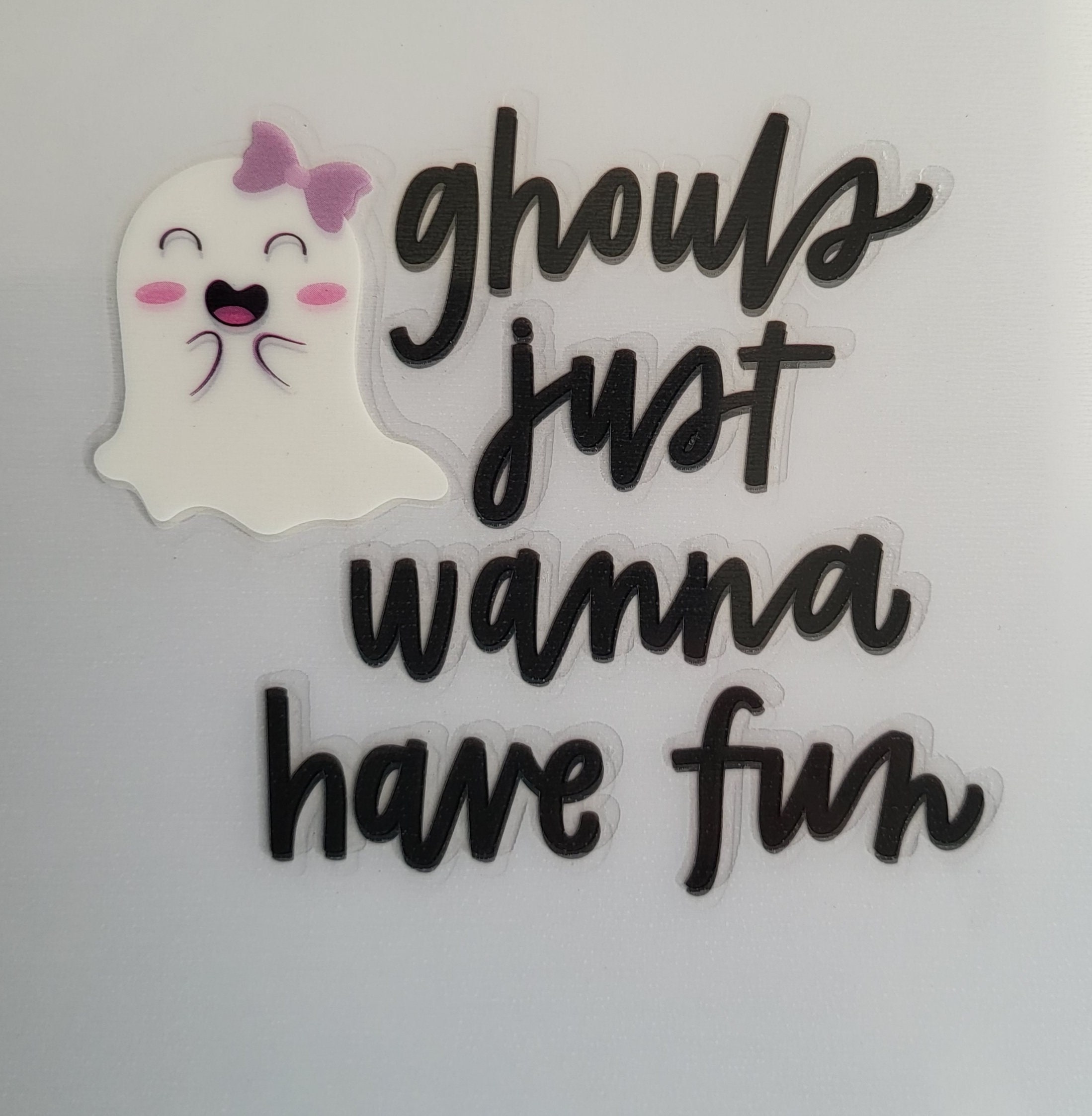 Halloween I'm Here for the Boos Ghost Rub on Transfer Stickers, Ghosts ...