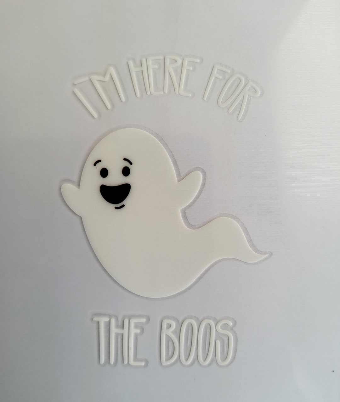 Halloween I'm Here for the Boos Ghost Rub on Transfer Stickers, Ghosts ...