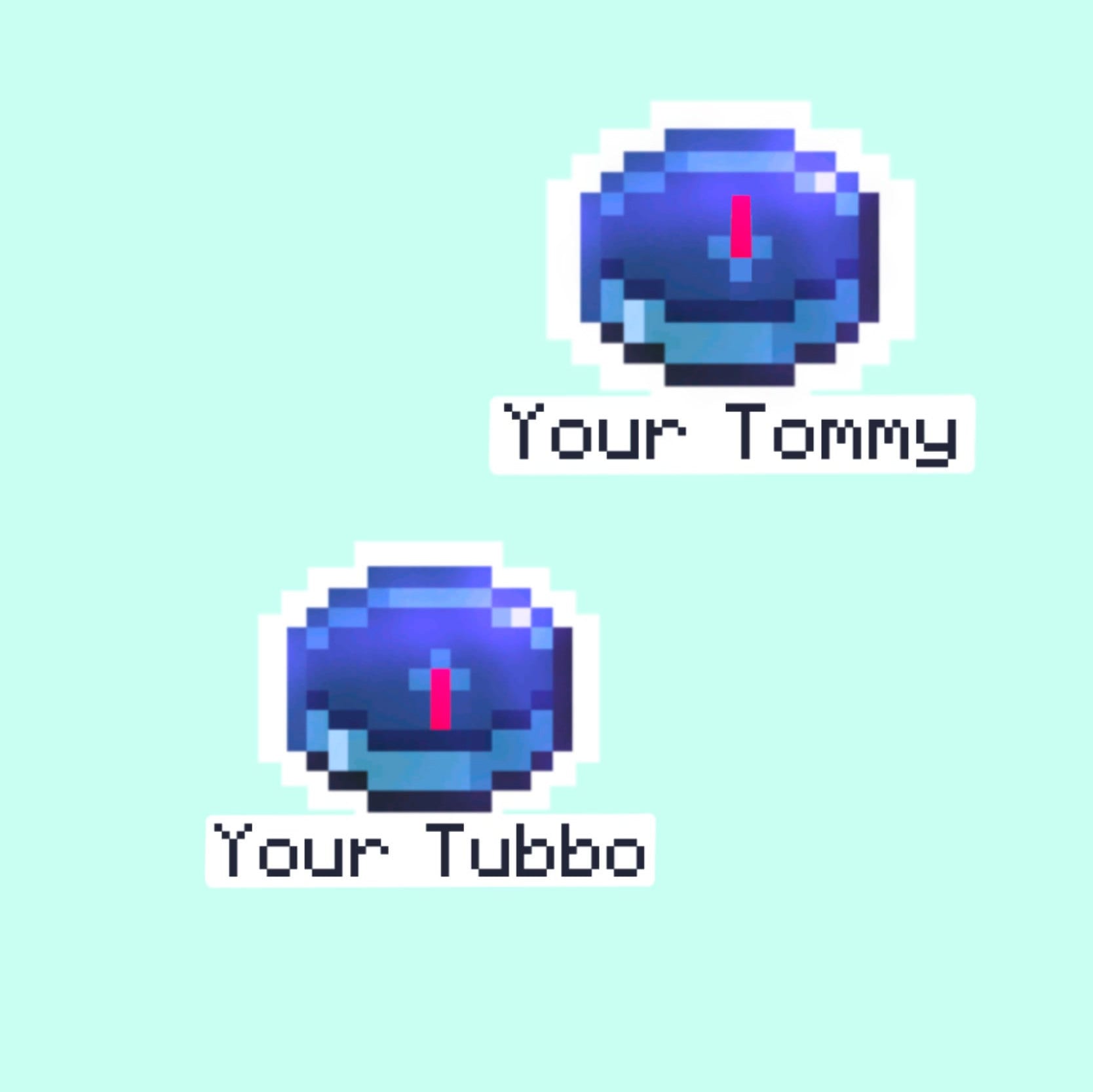 Tommy and Tubbo Compass Sticker - Etsy