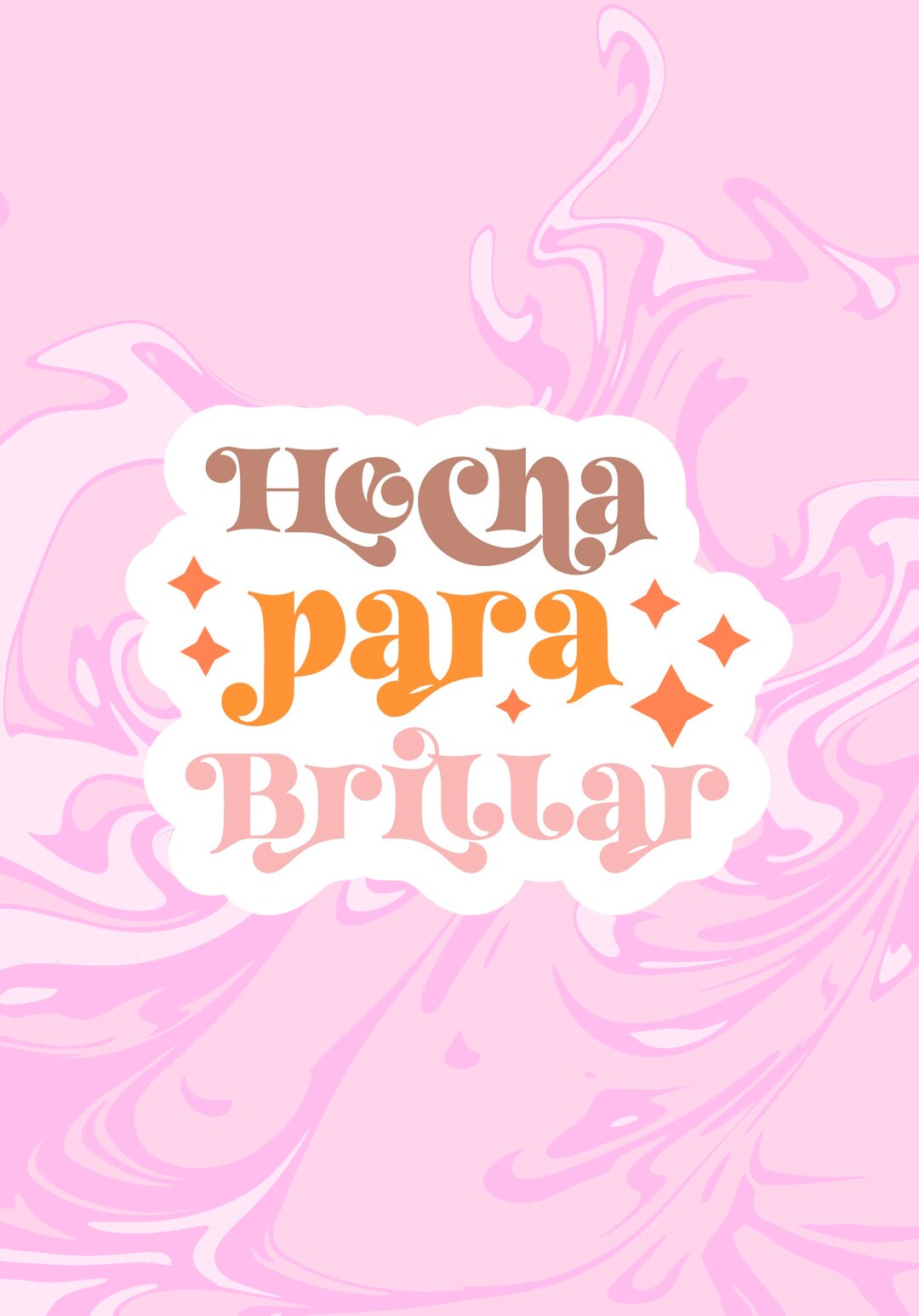 Hecha Para Brillar Sticker - Etsy