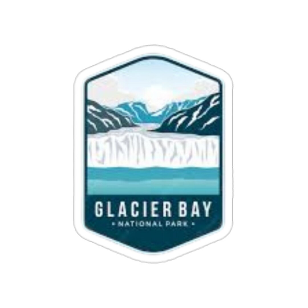Glacier Sticker Glacier National Park Sticker Laptop Water Bottle ...
