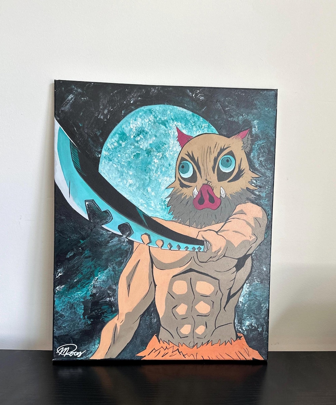 Demon Slayer Painting - Etsy