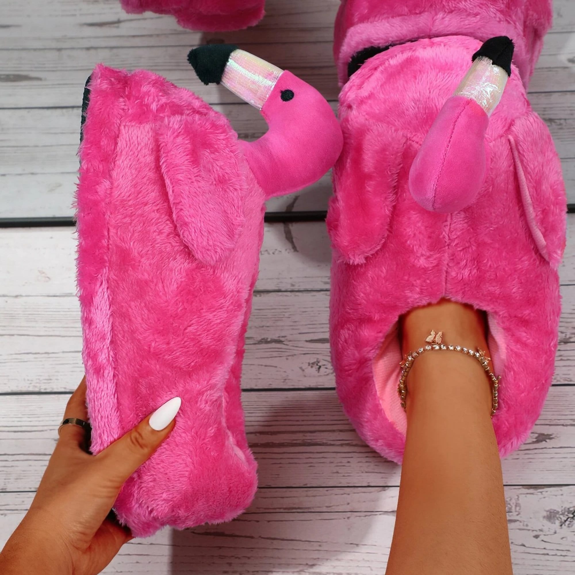 Avocado Fluffy Giant Novelty Slippers | Teddy Bear Plush Slippers ...