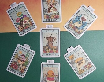 Food Tarot Stickers - Etsy