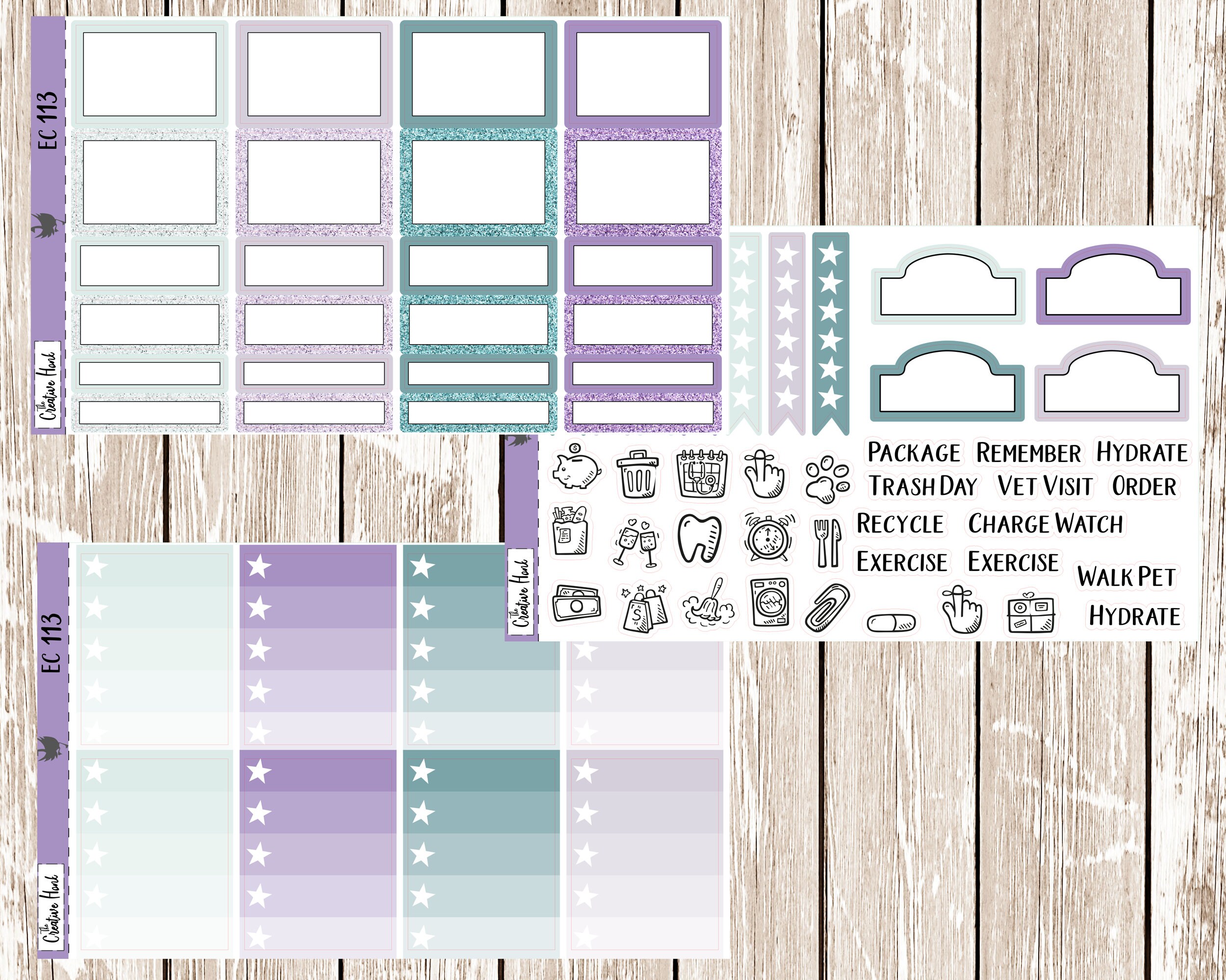 The Viscountess EC Standard Vertical Size Weekly Sticker - Etsy
