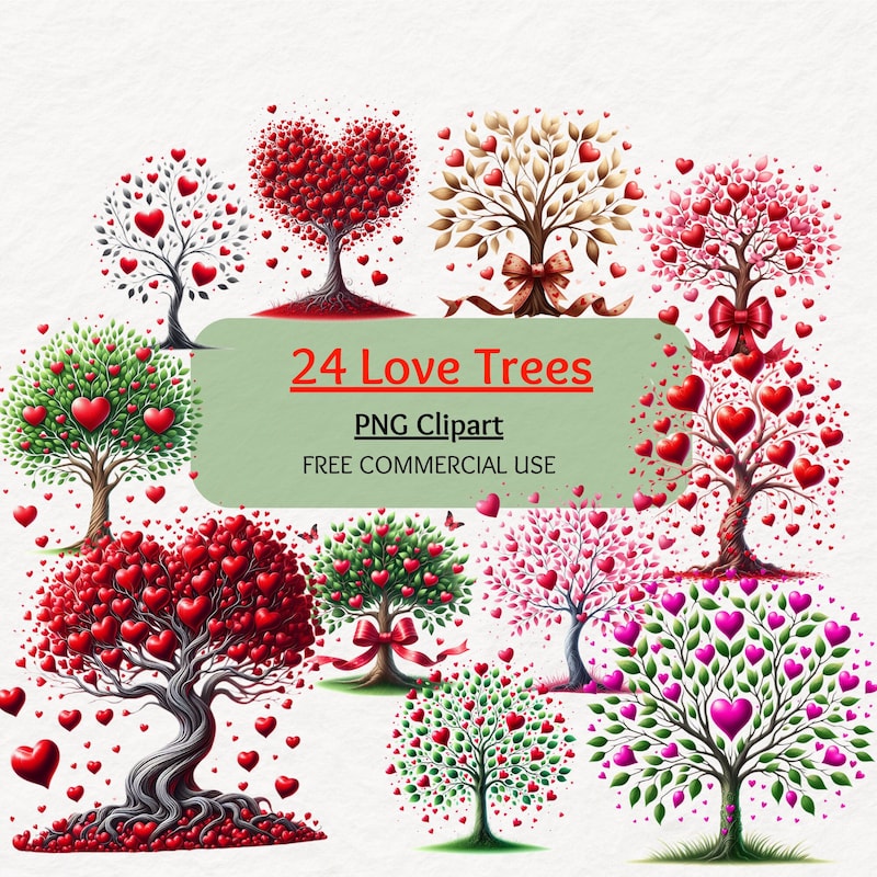 Clipart Trees - Etsy