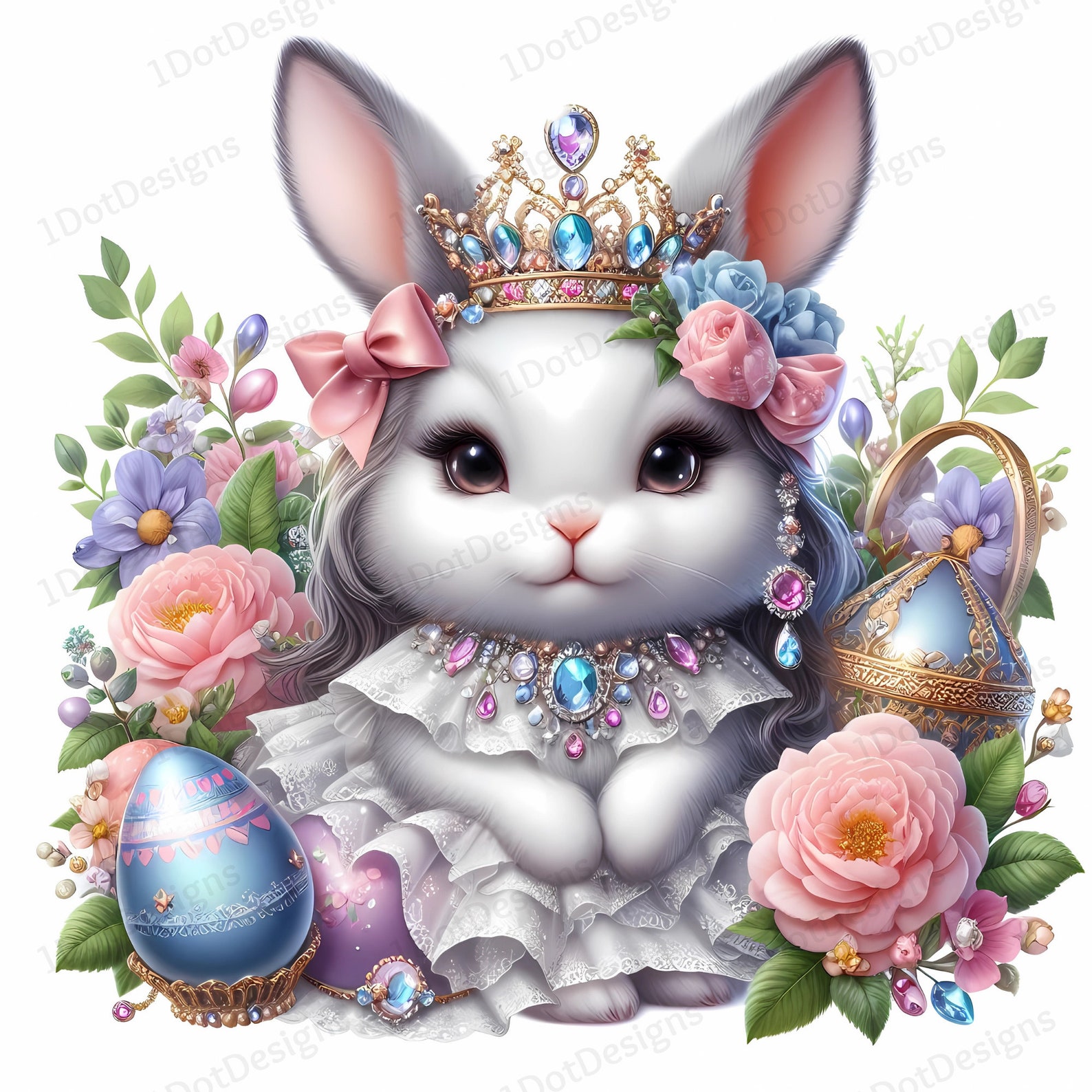 Easter Bunny Digital Paper 18 Jpegs, Easter Papers, Easter Backdrop ...