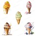 Summer Icecream Clipart Bundle, Summer PNG, Watercolor Clipart, Fruit ...