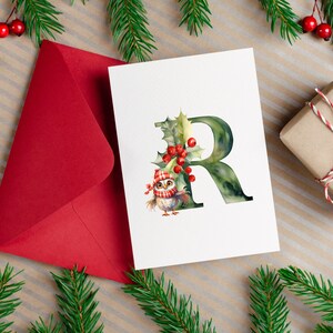 Christmas Letter R Clipart Bundle, Christmas PNG, Christmas Clipart ...
