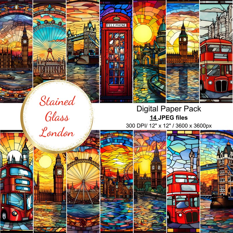 London Backdrop - Etsy