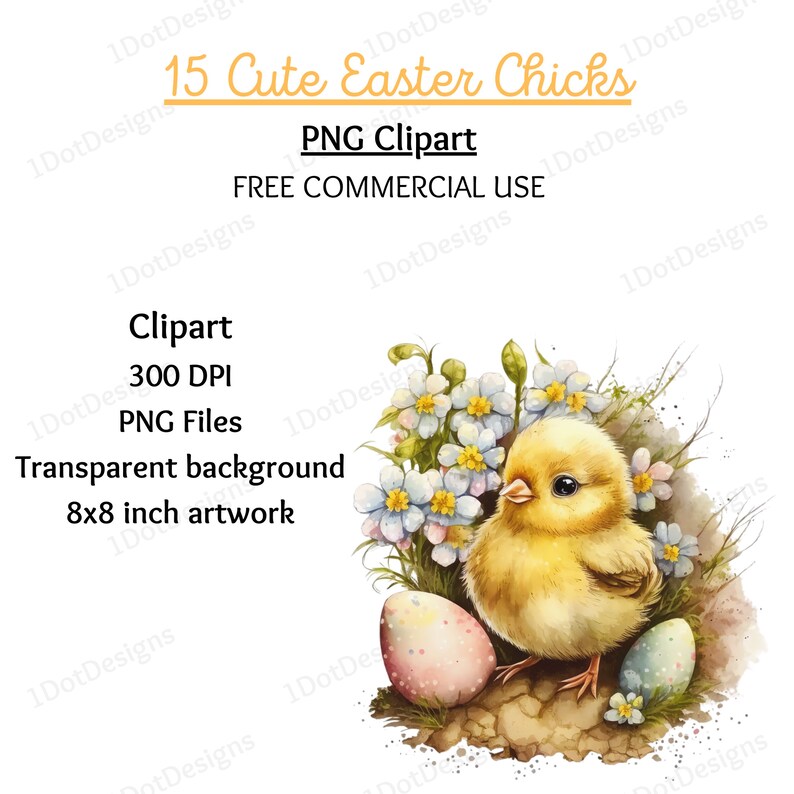 Pastel Easter Clipart Bundle, Easter PNG, Watercolor Clipart, Easter ...