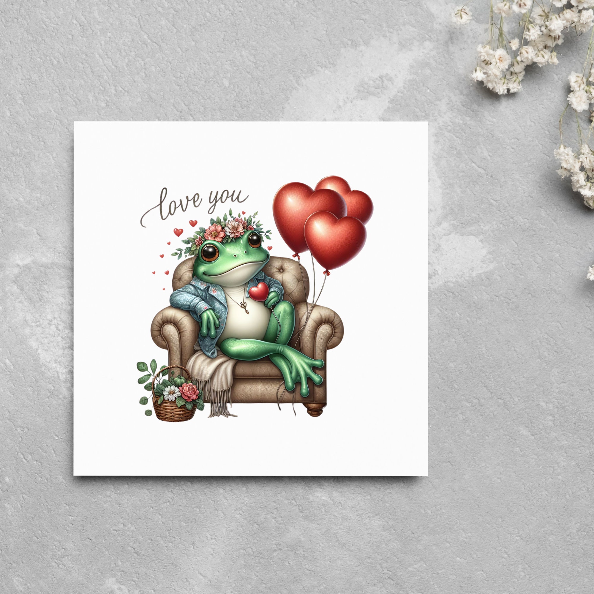 Valentines Frog Clipart, Valentines Day Clipart, Love Clipart, Frog Png ...