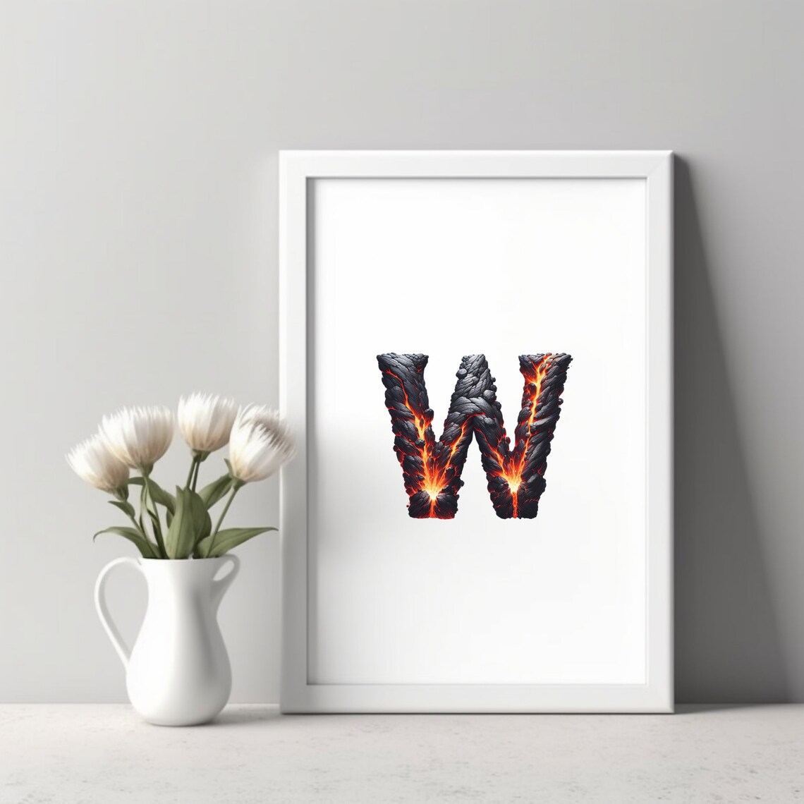 36 Lava Alphabet Clipart Bundle, Volcano PNG, Letters Clipart, Fire ...