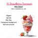 Strawberry Icecream Clipart Bundle, Summer PNG, Watercolor Clipart ...