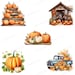 Pumpkin Garden Clipart Bundle Halloween PNG Pumpkins - Etsy