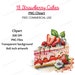 Strawberry Birthday Cake Clipart Bundle Summer PNG - Etsy