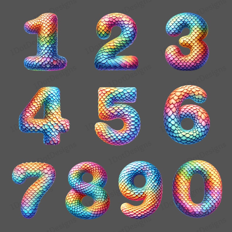 Dragon Scales Alphabet Clipart, Watercolor Letters, Fantasy Font ...