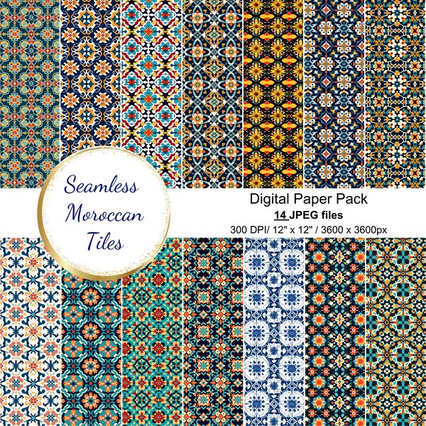 Moroccan Background - Etsy