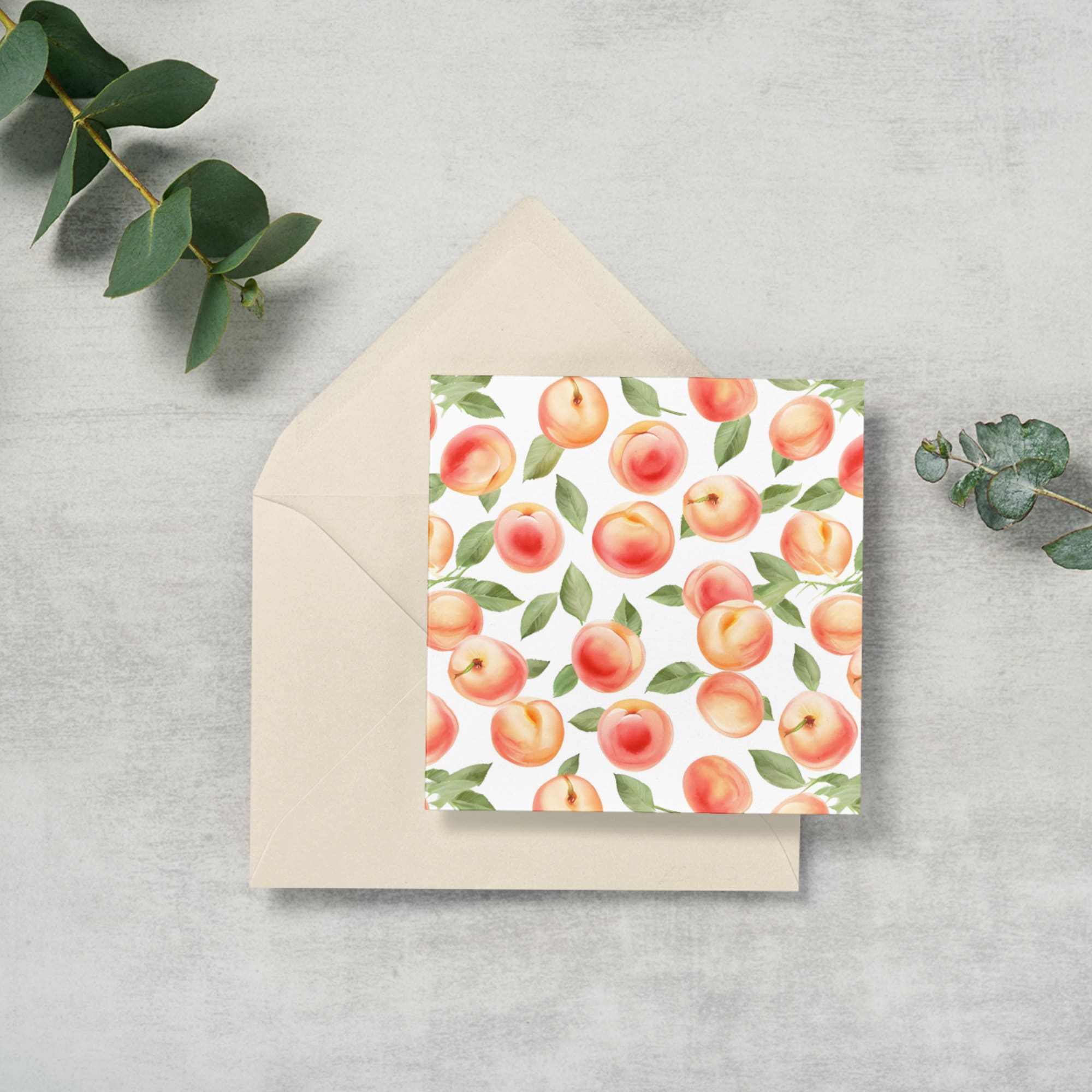 Peach Digital Paper, Peach Seamless Pattern, Peach Backdrop, Peach ...