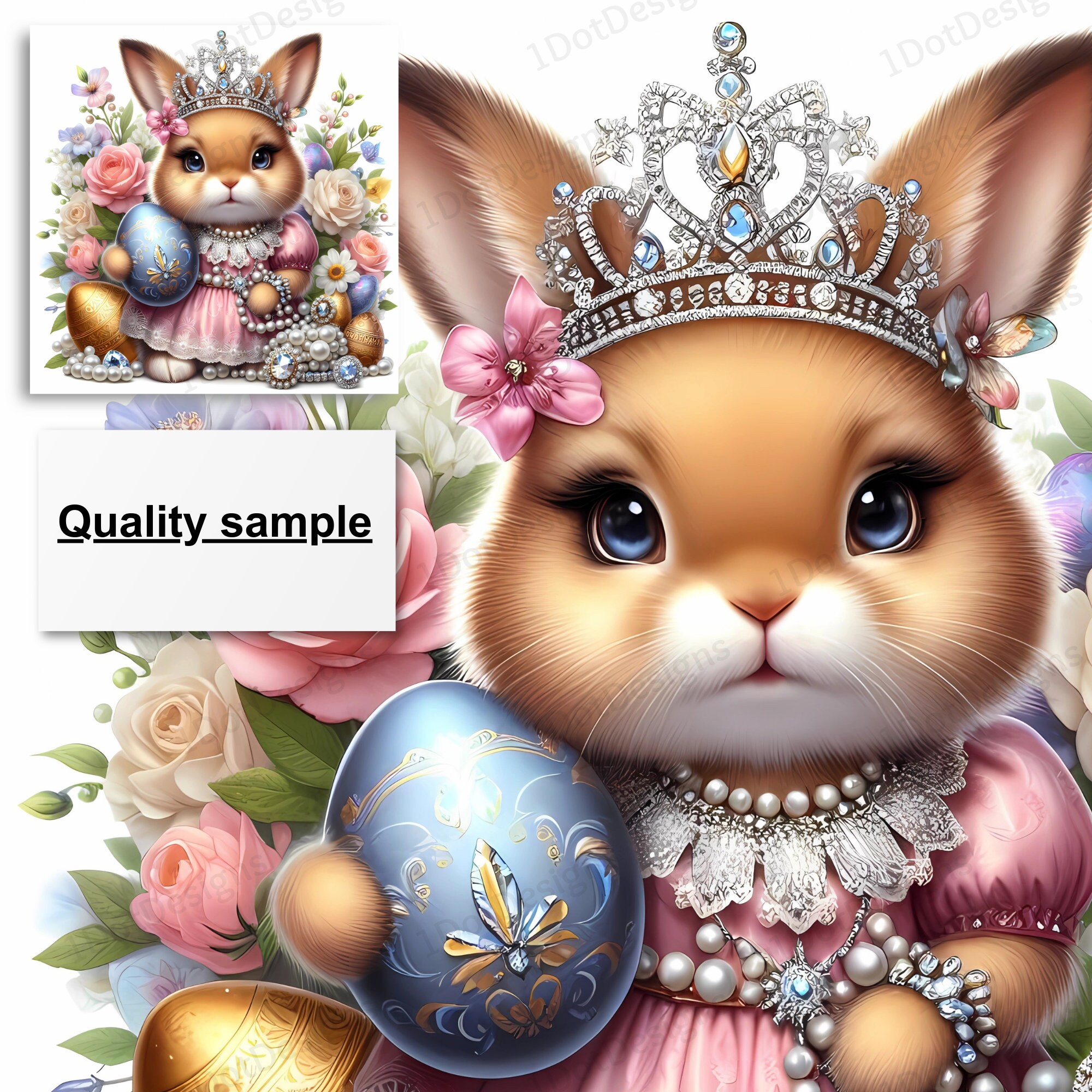 Easter Bunny Digital Paper 18 Jpegs, Easter Papers, Easter Backdrop ...