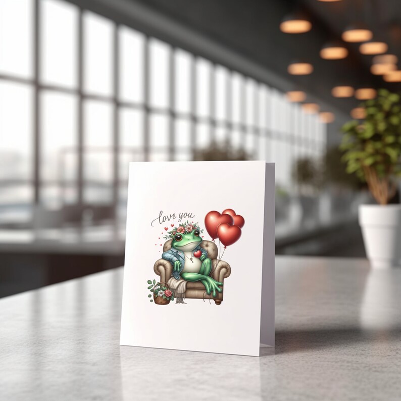 Valentines Frog Clipart, Valentines Day Clipart, Love Clipart, Frog Png ...