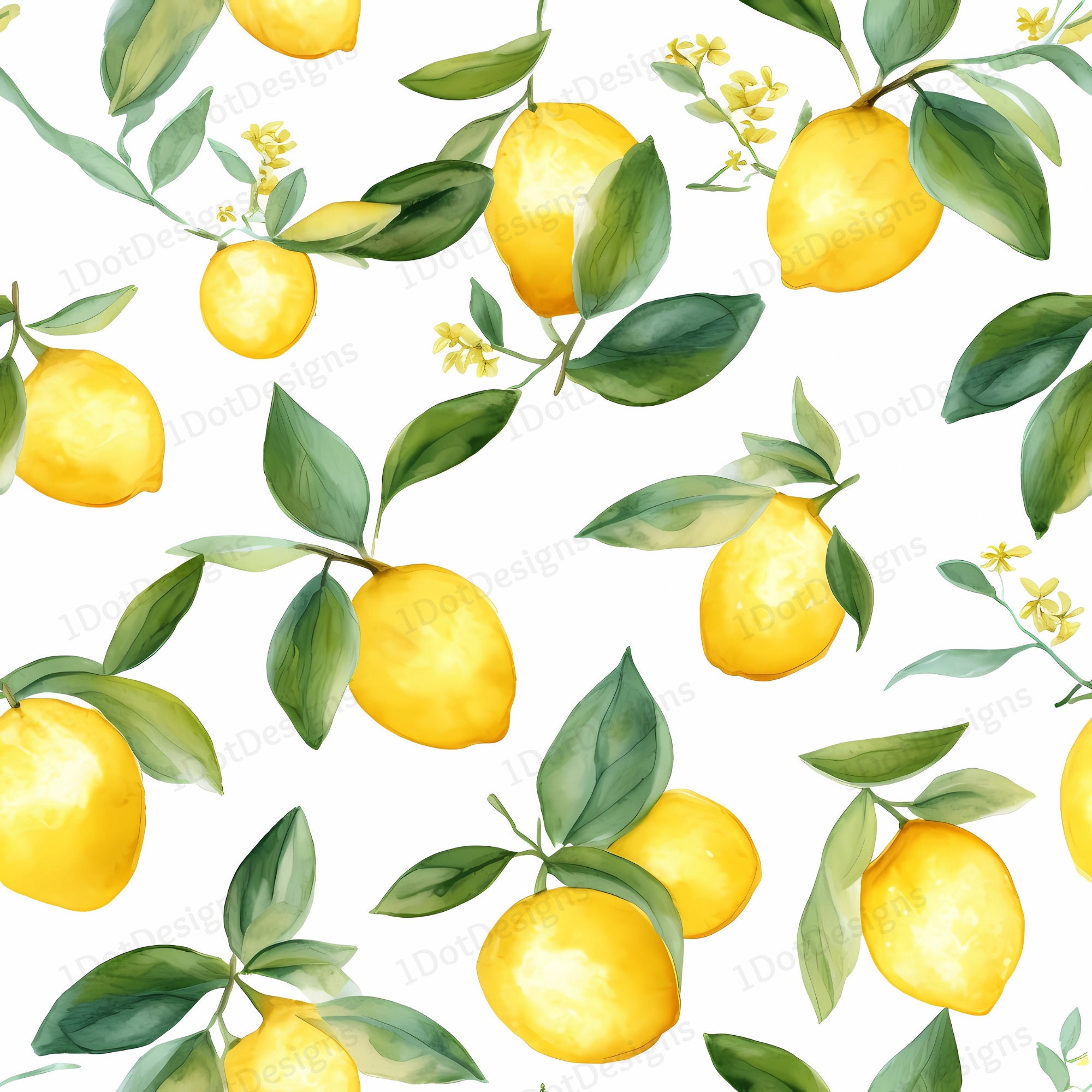 Summer Fruit Digital Paper, Seamless Pattern, Fruit Backdrop, Fruit ...