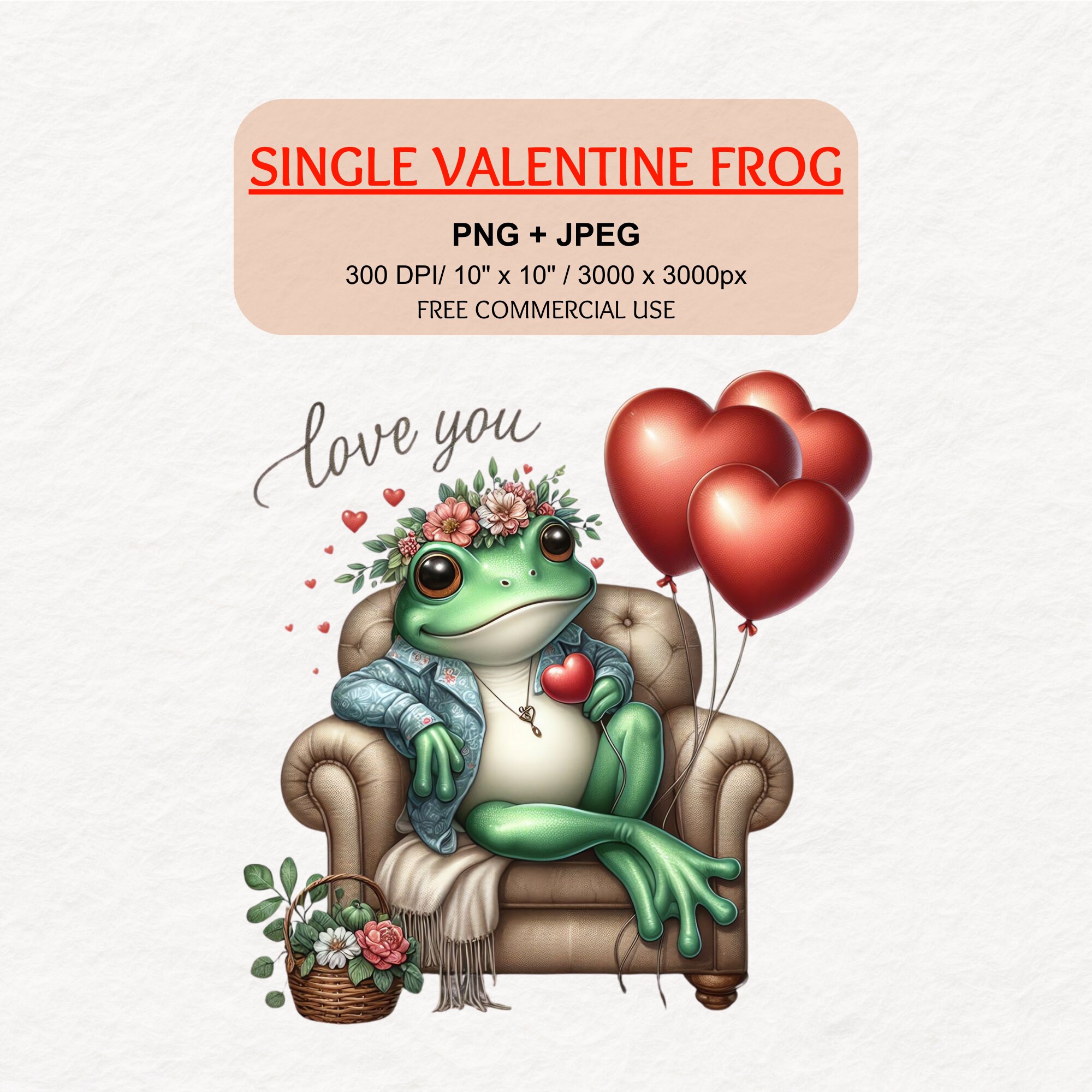 Valentines Frog Clipart, Valentines Day Clipart, Love Clipart, Frog Png ...