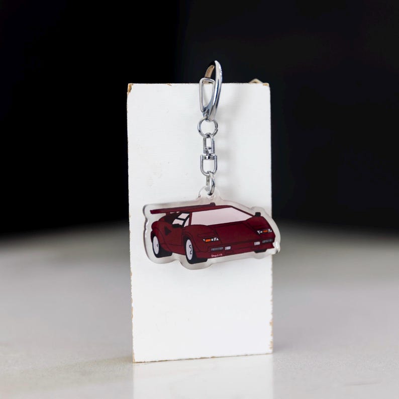 Lamborghini Countach Keychain - Etsy