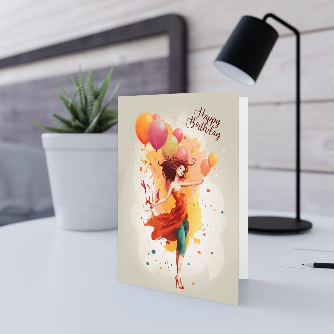 UNIQUE Romantic Paris Dancing Birthday Card Greeting Cards - Etsy