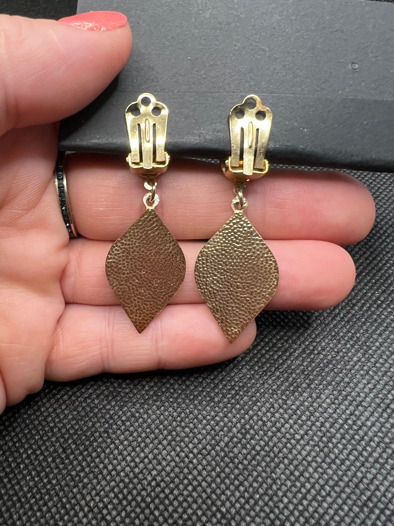 1960 Mod Bullseye Clip on Earrings - Etsy