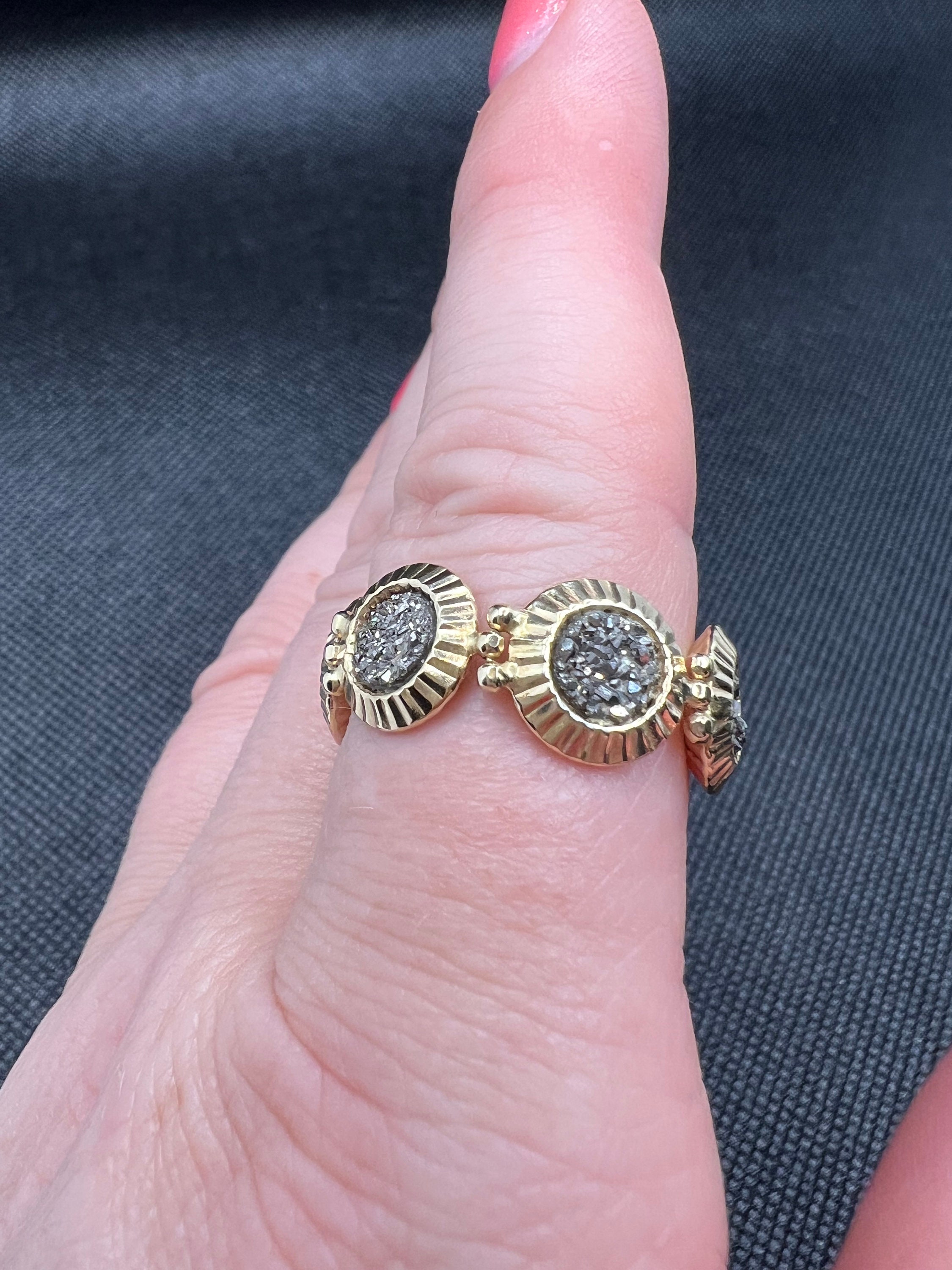 Vintage Milor Italy 14k Gold Ring RARE - Etsy