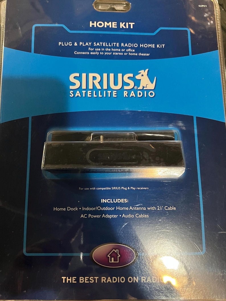 Sirius Satellite Radio Home Kit (new in Package) - Etsy