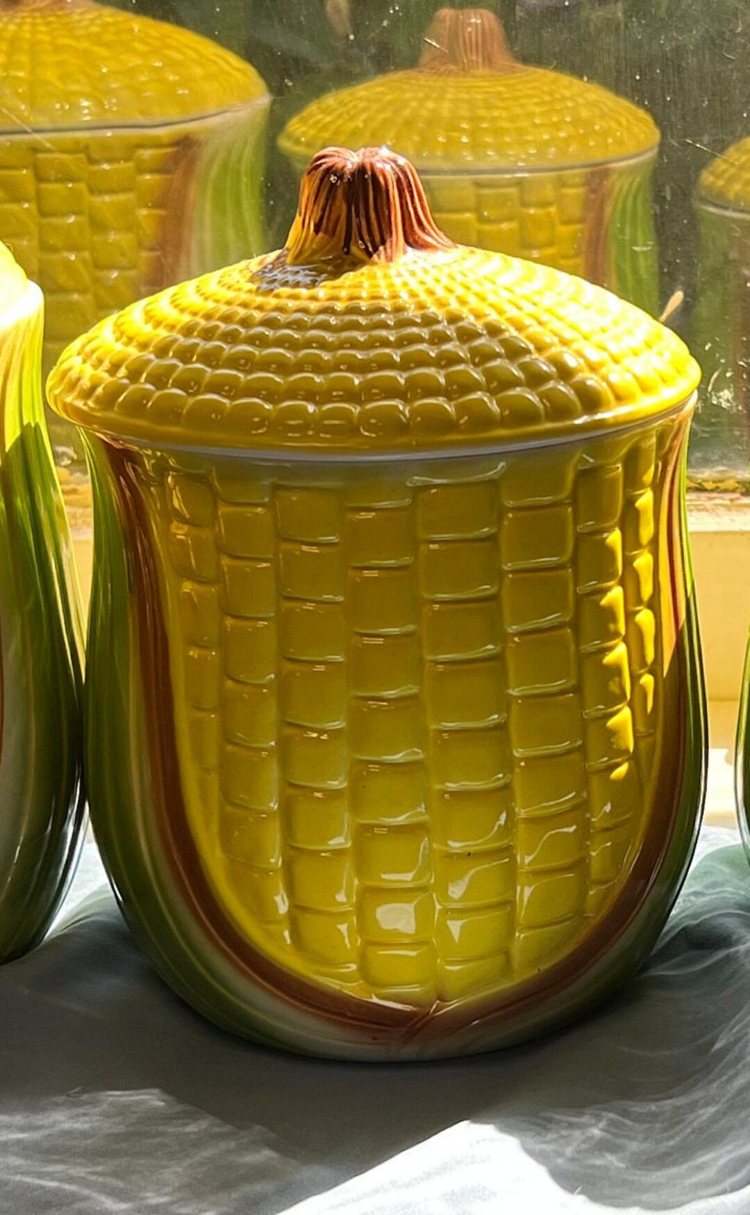 Vintage 1960's Corn Pantry Container - Medium - Etsy