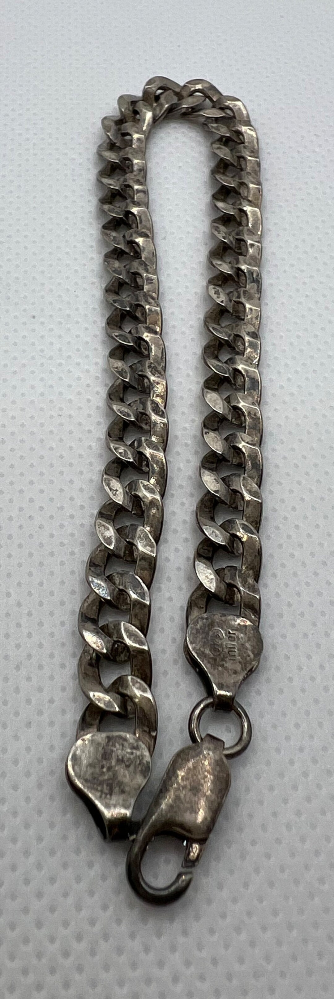 Vintage Milor Italy Silver Curb Chain - Etsy
