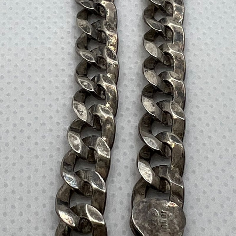 Silver Curb Chain - Etsy