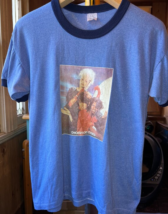 Vintage early 1980's Thompson Twins Ringer t shirt - Gem