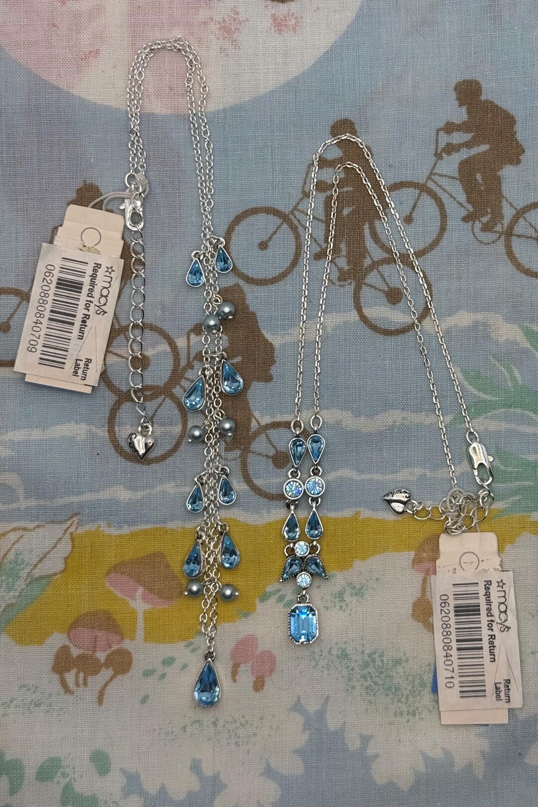 Vintage 90s Era Carolee Icy Blue Necklaces. *new With Tags - Etsy