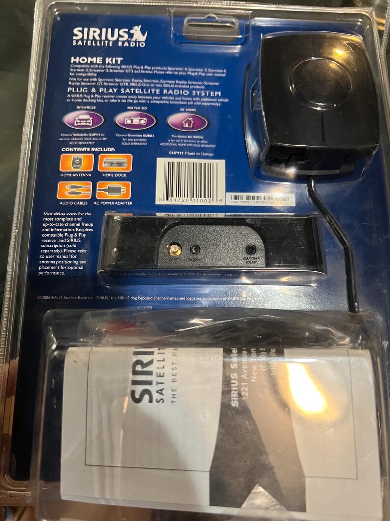 Sirius Satellite Radio Home Kit (new in Package) - Etsy