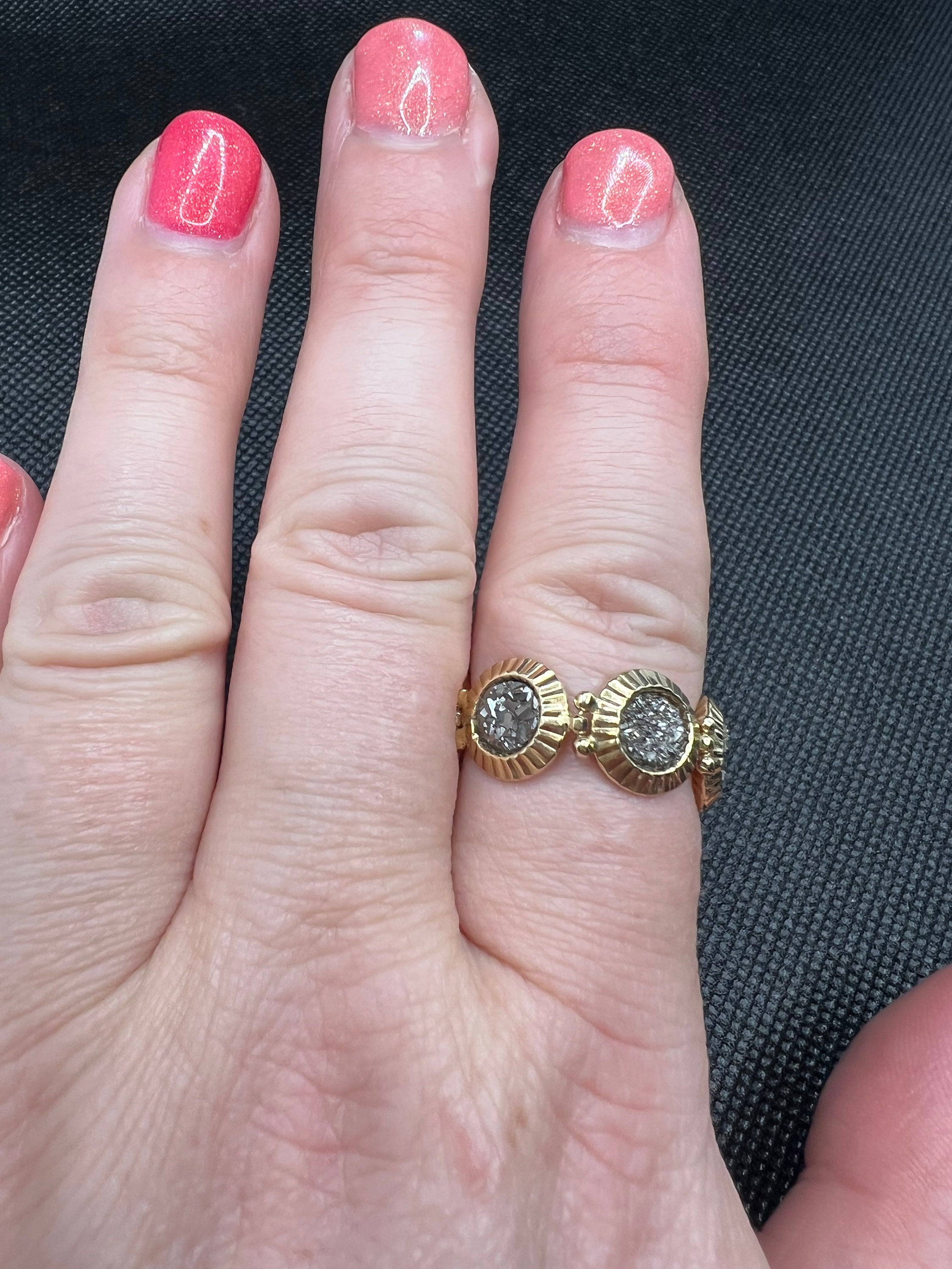 Vintage Milor Italy 14k Gold Ring RARE - Etsy