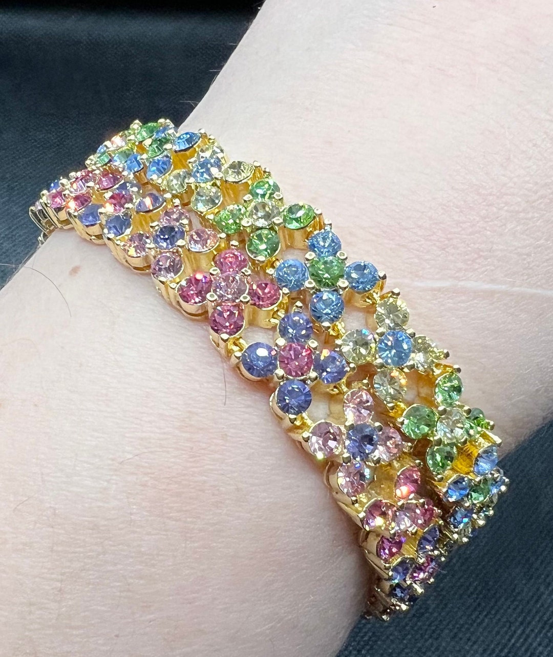 Vintage Joan Rivers Kisses and Hugs Bracelets - Etsy