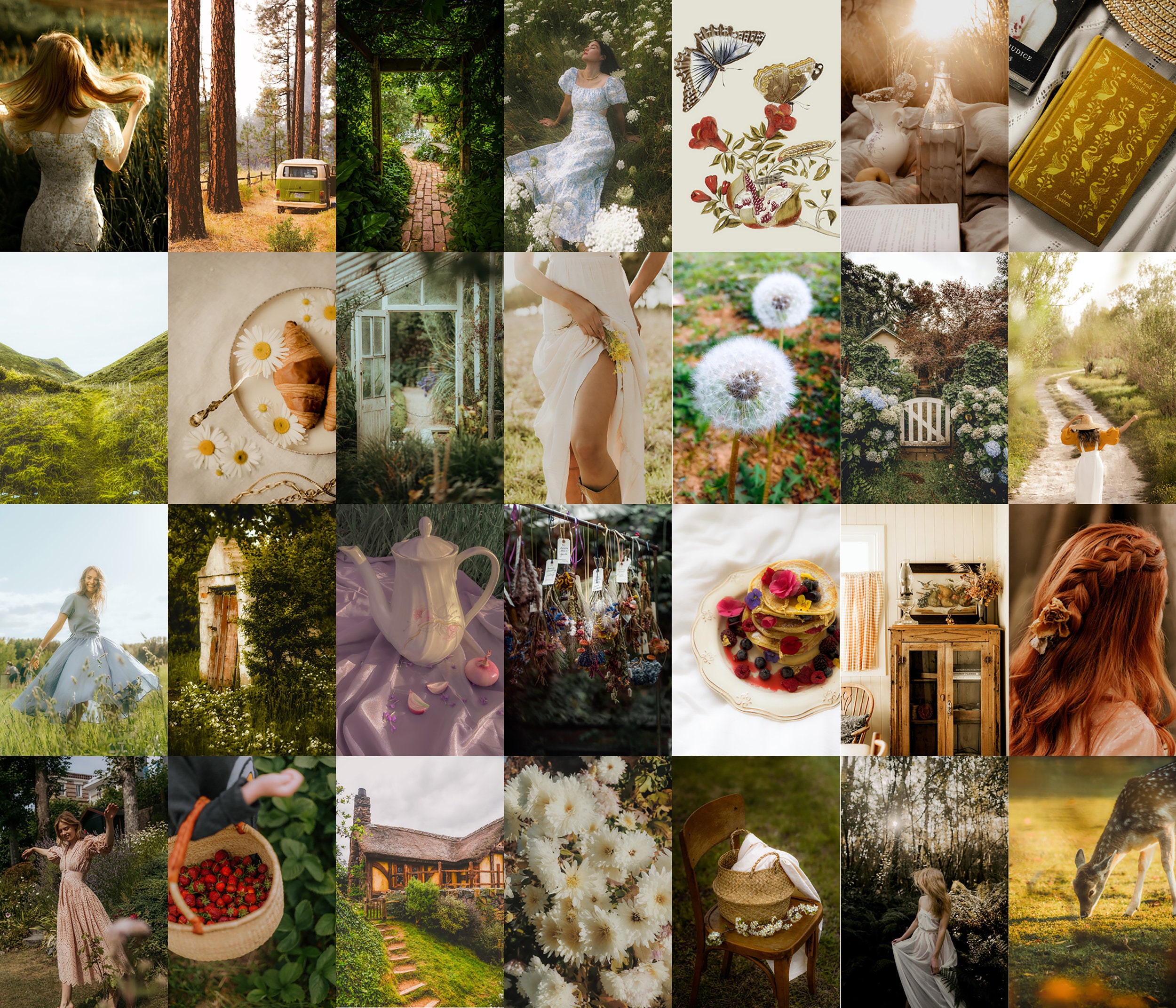 Cottagecore Collage Kit | Instant Digital Download | 125 Prints ...