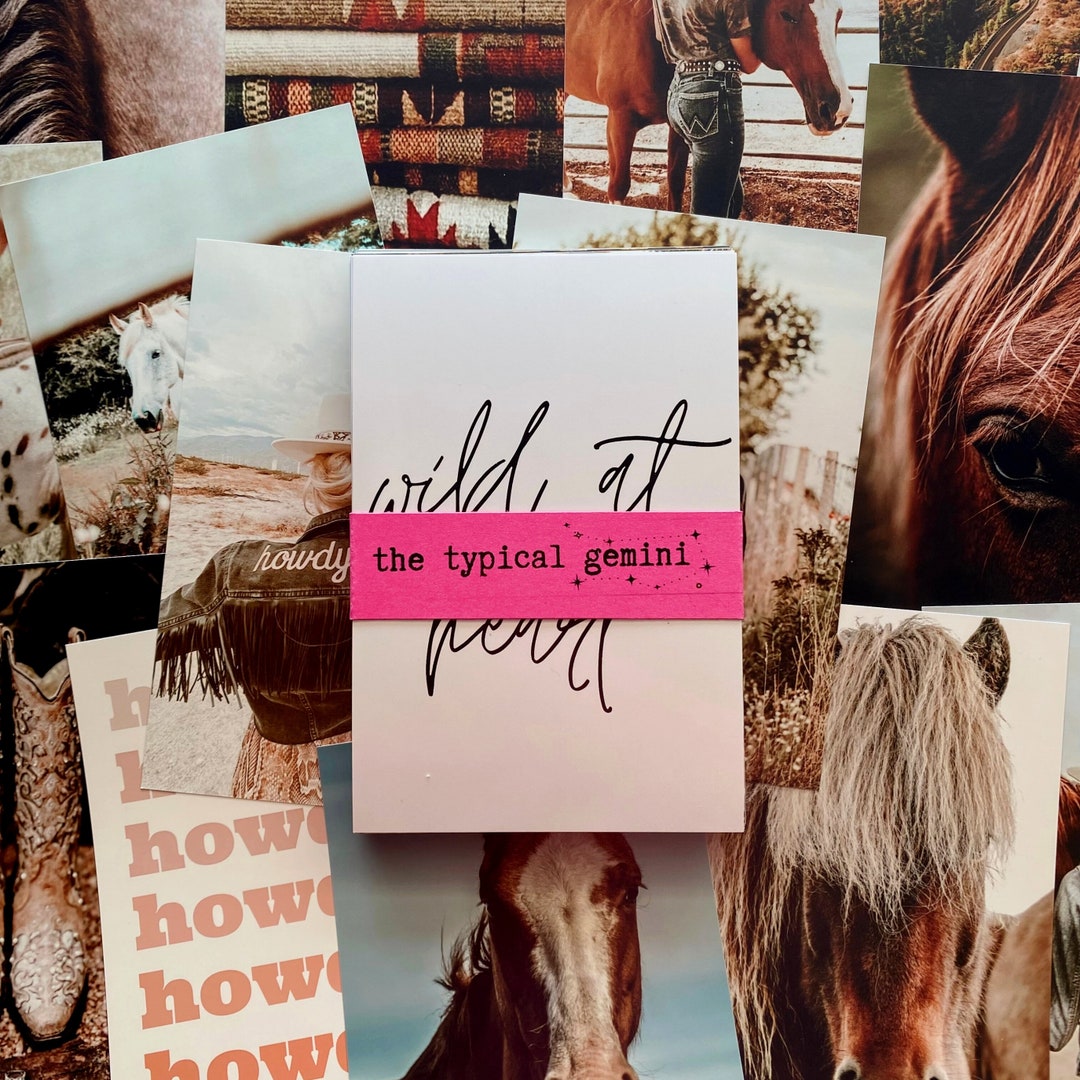 Western Photo Collage Kit: Wild West Aesthetic, 30/60 Prints - Etsy