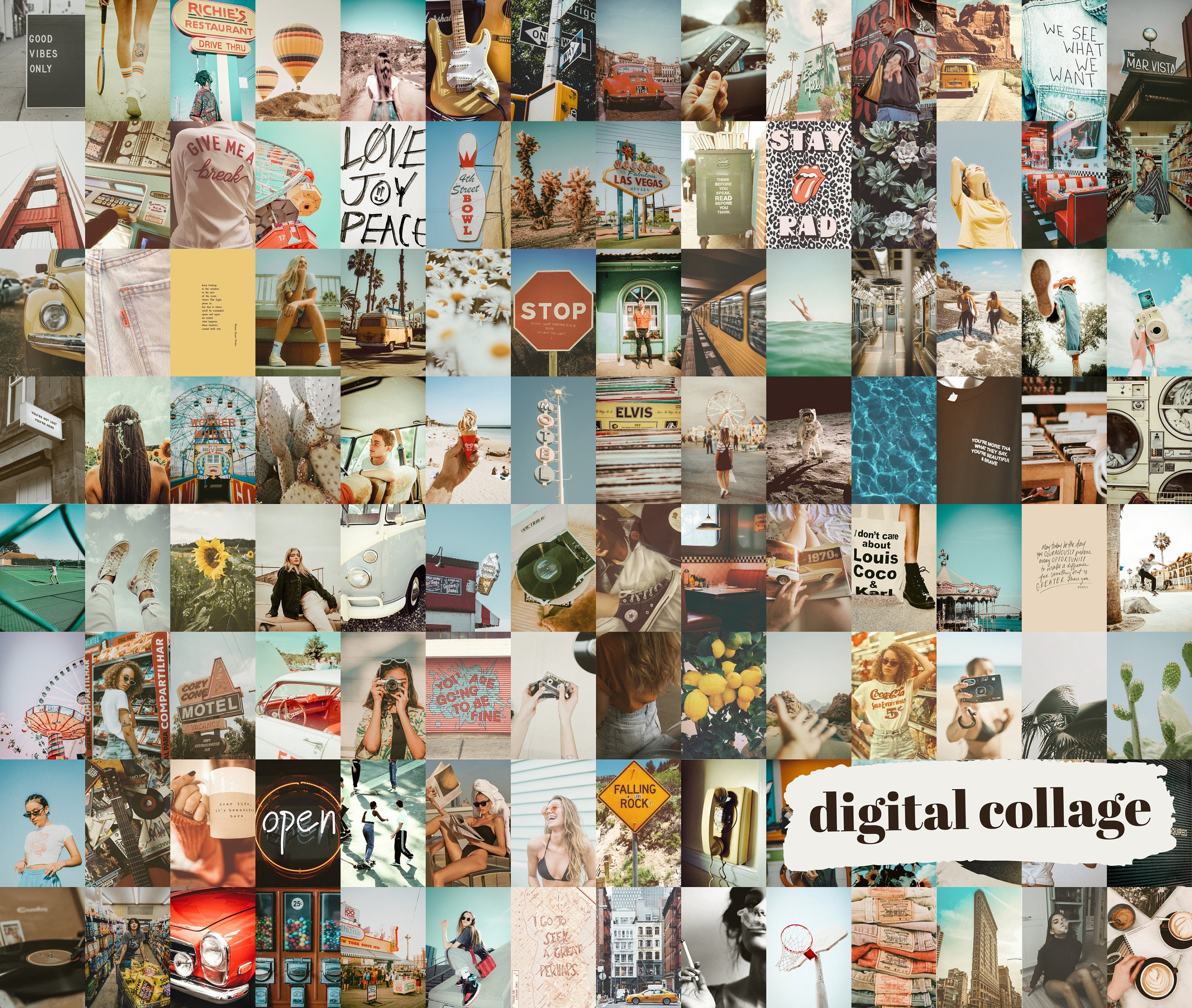 Vintage Aesthetic Collage Kit | 125 Prints (digital Download) - Etsy