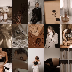 Neutral Brown Collage Kit Digital Download | 200 Pc Aesthetic Art Pack ...