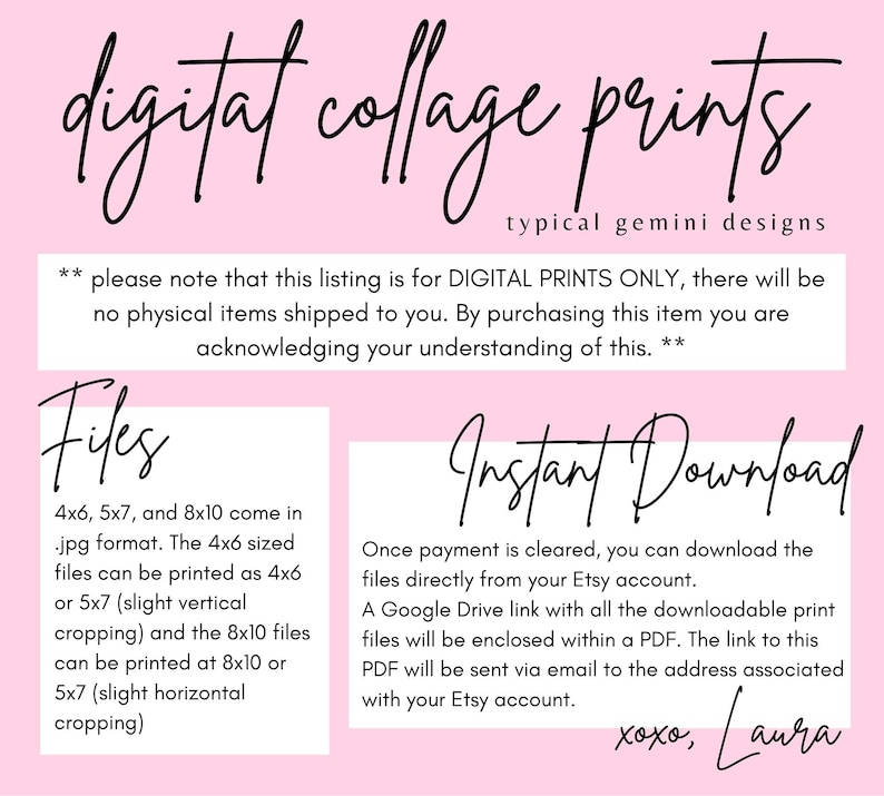 Soft Summer Vibes Collage Kit | Instant Digital Download | 150 Prints ...