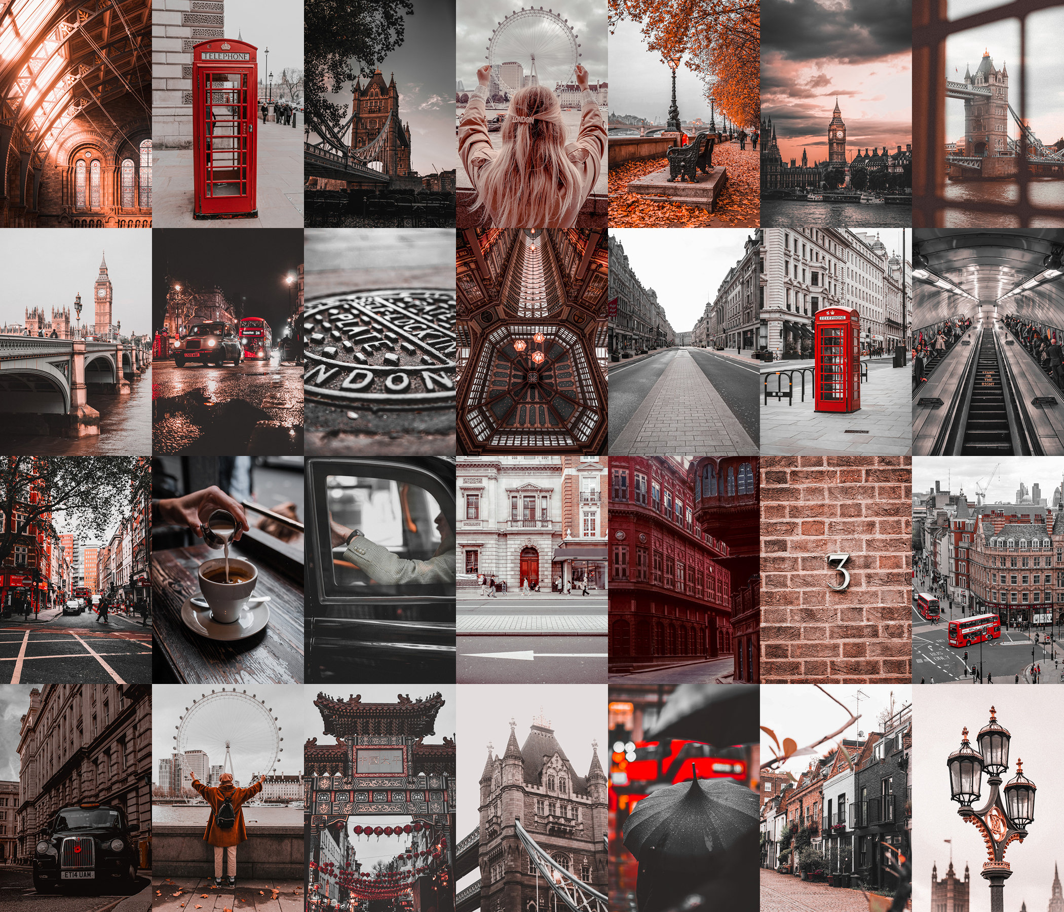 London Collage Kit | Instant Digital Download | 125 Prints | London ...